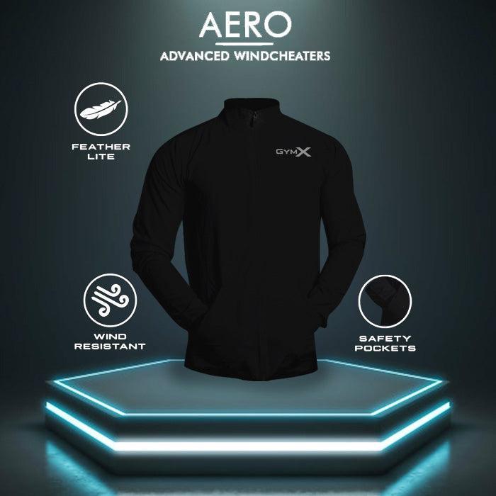 Jet Black Jacket Summer Windcheater - Aero Series – GymX