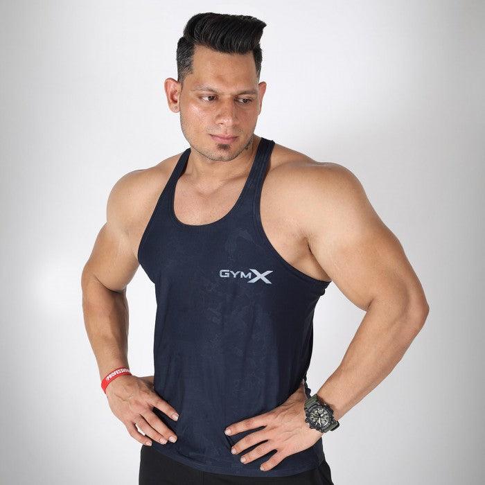 Navy Blue Leopard Stringer - Animal Instinct- Sale – GymX