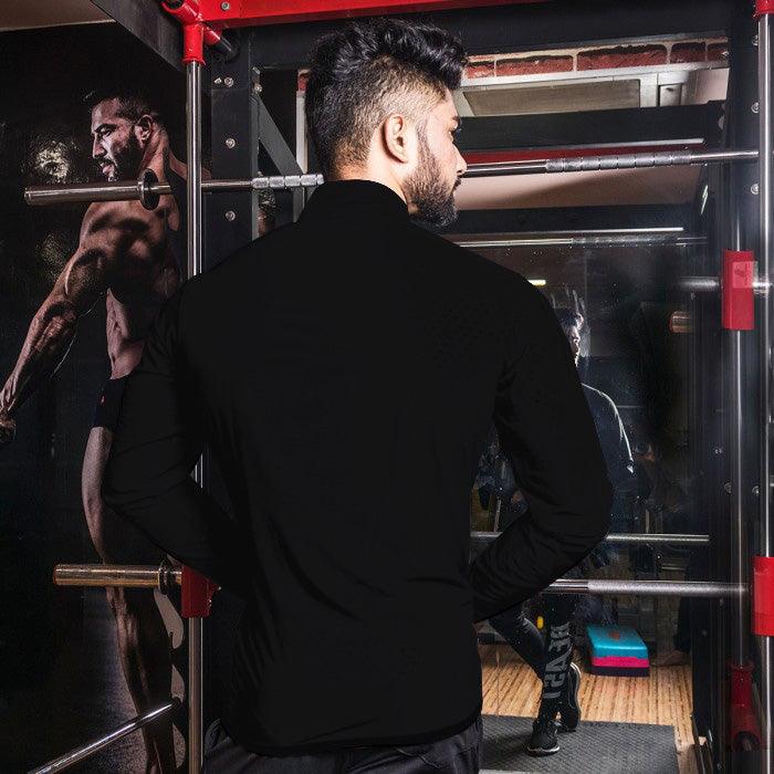 Jet Black Jacket Summer Windcheater - Aero Series – GymX